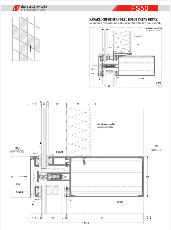 Capsulated Curtain Wall Systems | Üçgen Alüminyum